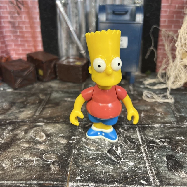 PLAYMATES INTERACTIVE THE Simpsons Series 1 Bart Simpson Action Figure ...
