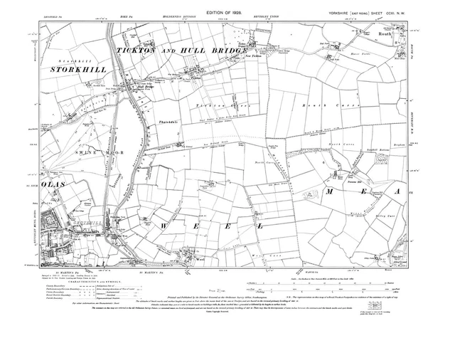 OLD MAP OF Beverley (NE), Yorkshire -1928 - Repro 211 NW £18.99 ...