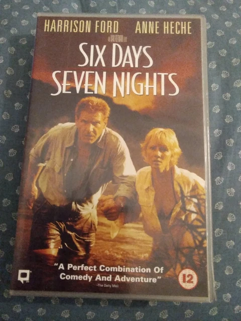 SIX DAYS SEVEN Nights Vhs Video Big Box Ex-Rental Freepost £11.99 ...