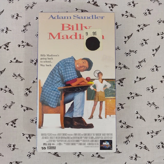 BILLY MADISON (VHS, 1995) Adam Sandler MCA Universal £15.41 - PicClick UK