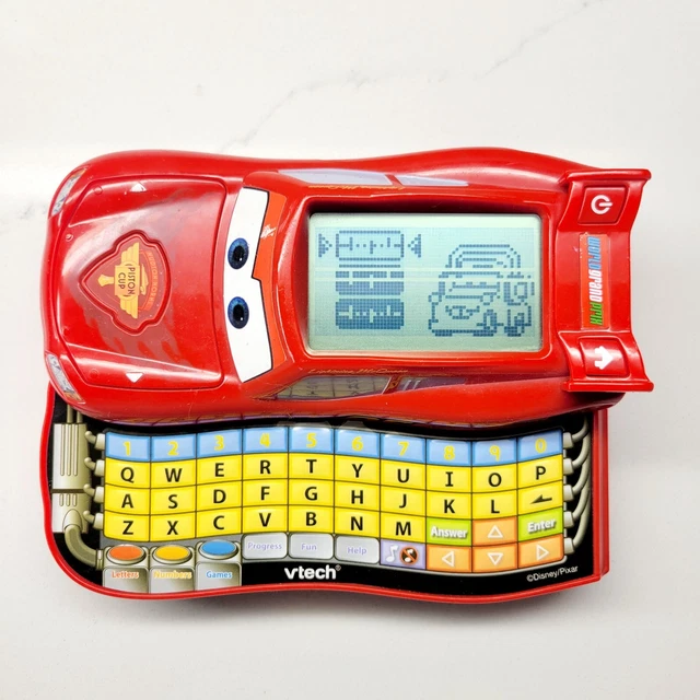 VTECH DISNEY CARS 2 Lightning McQueen Learn and Go Handheld Learning ...