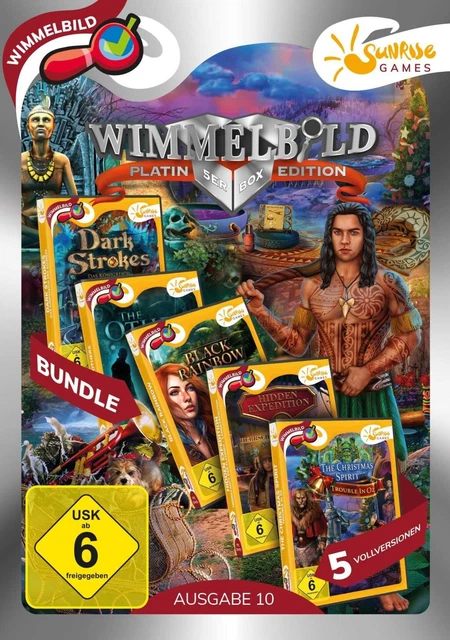 WIMMELBILD 5ER BUNDLE Platin Edition Vol 10 Sunrise Games PC Spiel Neu ...