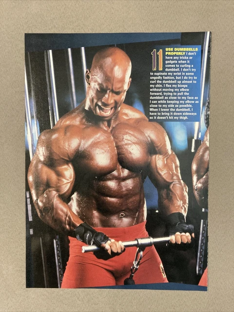 SHAWN RAY BODYBUILDING Training Photo taken from Magazine £5.55 ...
