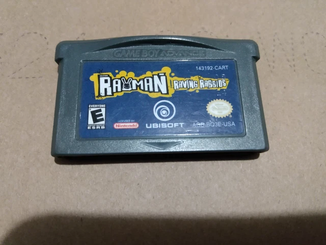 RAYMAN RAVING RABBIDS Gba Game Cartridge Only Working Gameboy Advance ...