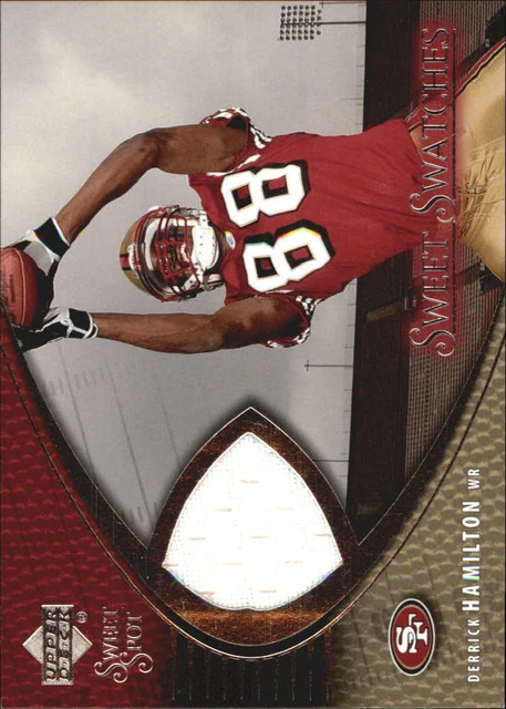 2004 SWEET SPOT Sweet Swatches #SWHA Derrick Hamilton maillot - Neuf ...
