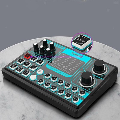 MINI MIXING CONSOLE Sound Card DSP Digital Chip with Sound Board for ...