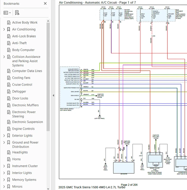 Gmc Sierra Wiring Diagrams