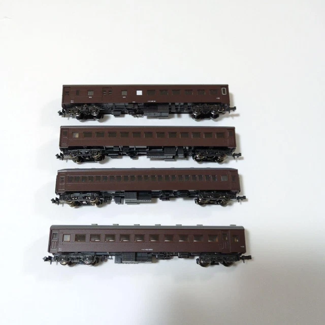 KATO N GAUGE Vintage Passenger Car 4-Car Set Model Used Tested £91.55 ...