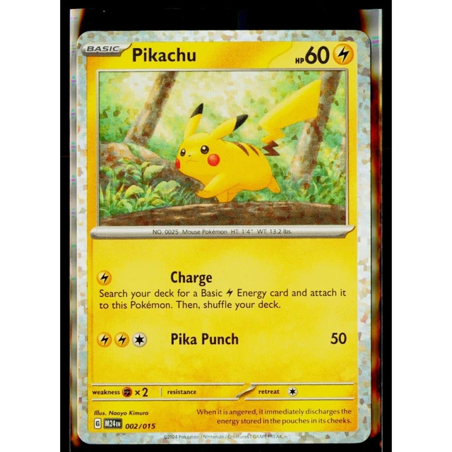 PIKACHU - 2025 McDonalds Happy Meal Holo Pokémon Dragon Discovery Card ...
