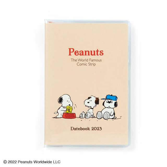 🍎SNOOPY PEANUTS POCKET Date Book 2023 Sanrio Original Japan Official ...