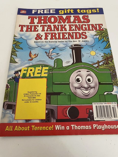 VINTAGE THOMAS THE Tank Engine & Friends Magazine 11th Dec 1996 Issue ...