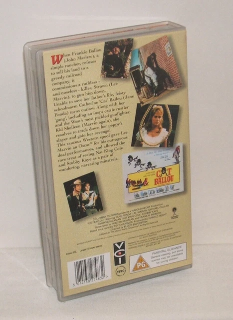 CAT BALLOU (1965) - VHS - Jane Fonda, Lee Marvin, Nat King Cole £6.52 ...