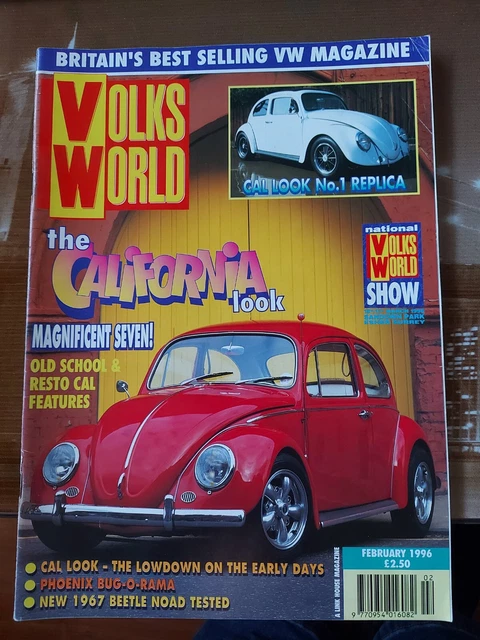 VOLKSWORLD MAGAZINE FEBRUARY 1996 Beetle California Look Special ...
