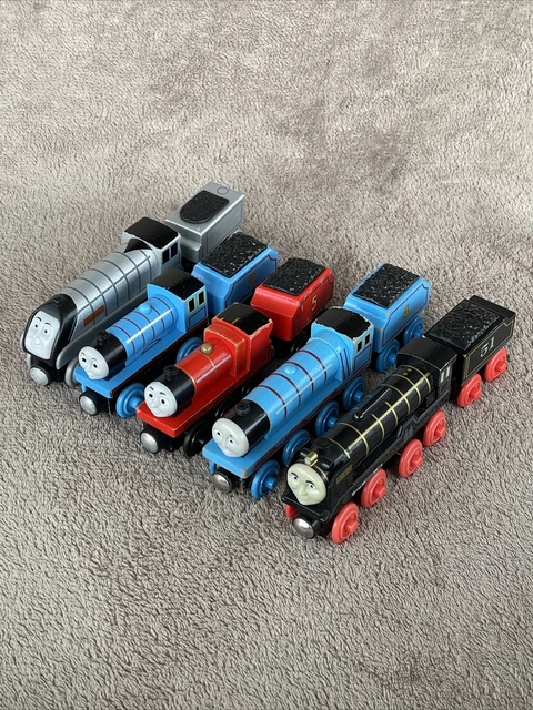 THOMAS & FRIENDS Wooden Railway Trains SPENCER, EDWARD, JAMES, GORDON ...