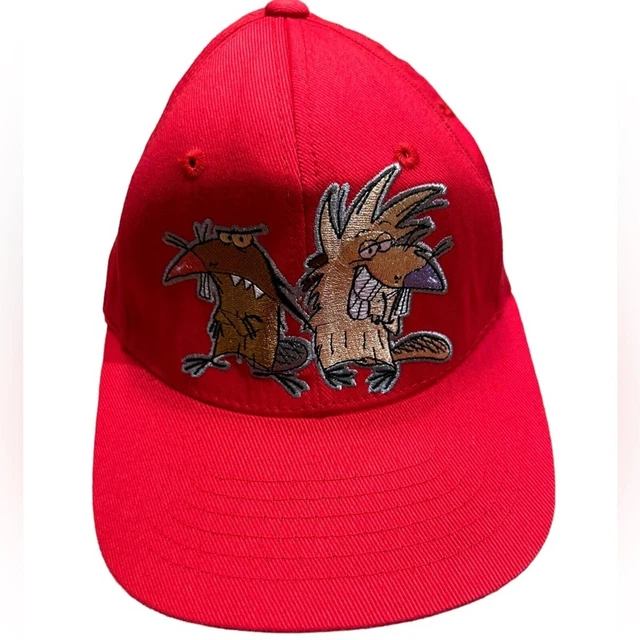NICKELODEON 2008 ANGRY Beavers Red Cotton Hat One Size Fits Most £22.29 ...