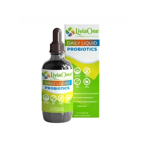 ORGANIC DAILY LIQUID Probiotics 4 Oz By LiviaOne £44.16 - PicClick UK
