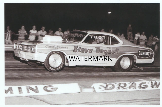 VINTAGE NHRA DRAG Racing-Steve Bagwell's 1974 PRO STOCK Dart-CUMMING ...
