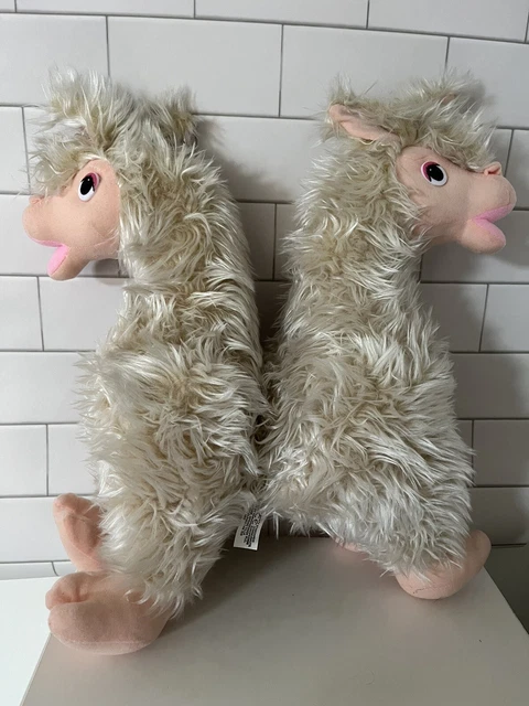 VINTAGE DR DOOLITTLE Pushmi Pullyu plush Two Headed Llama Freak Show Toy Large £15.00 - PicClick UK