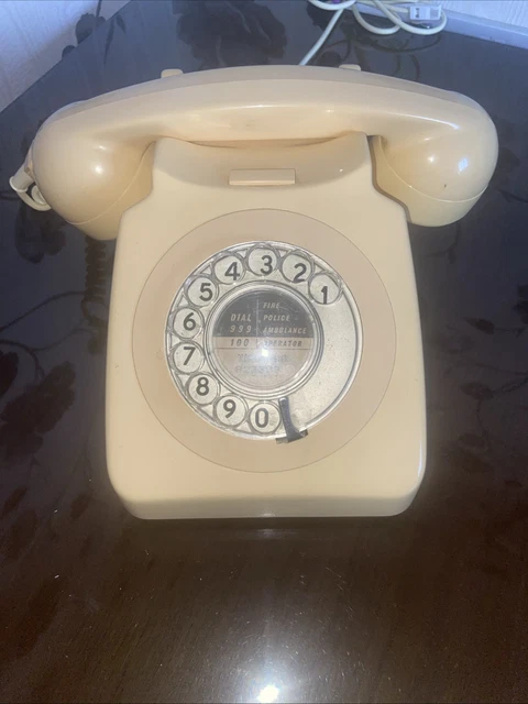 VINTAGE IVORY ROTARY Telephone GPO 8746 G FWR 83/1 £21.52 - PicClick UK