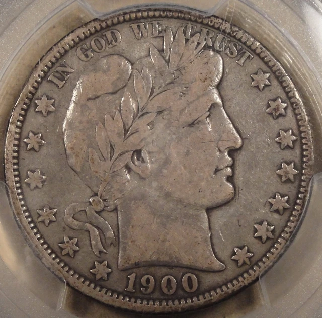 1900-O BARBER HALF Dollar 50c PCGS Certified F15 £126.81 - PicClick UK