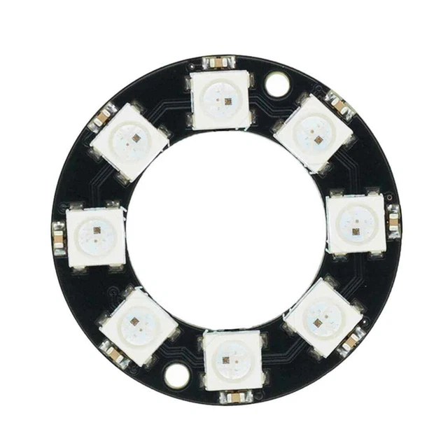 8 Bit Rgb Led Ring Module With Integrated Drivers Ws2812b 14 95