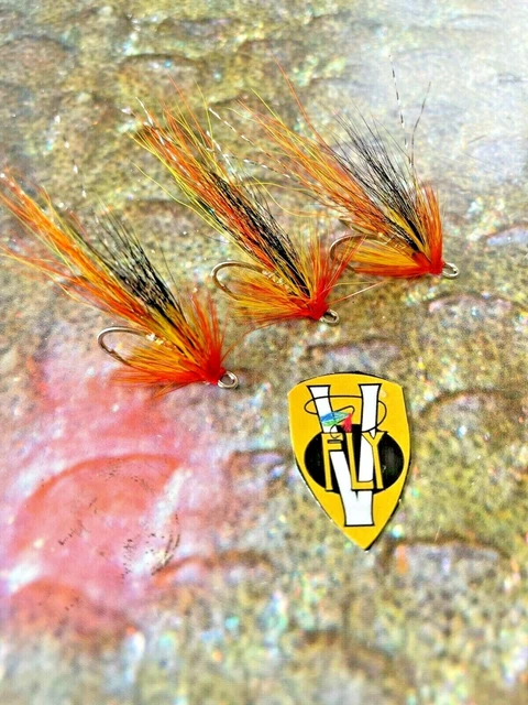 3 V FLY Sizes 8 to 14 Ultimate Sliver JC Cascade Patriot Double Salmon ...