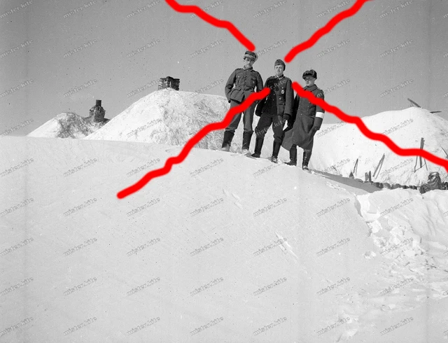 NEGATIV-BOLCHOW-RUSSLAND-34. INFANTERIE-DIVISION-WEHRMACHT-FELLMÜTZE ...