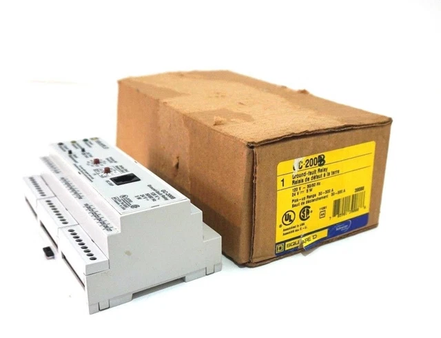 NOUVEAU RELAIS DE Défaut De Terre SQUARE D GC-200B GC200B EUR 2.480,48 ...