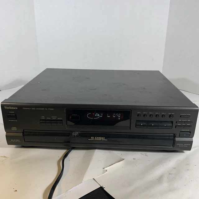 TECHNICS SL-PD665 CD Player Carousel Changer 5 Disc Tested £38.02 ...