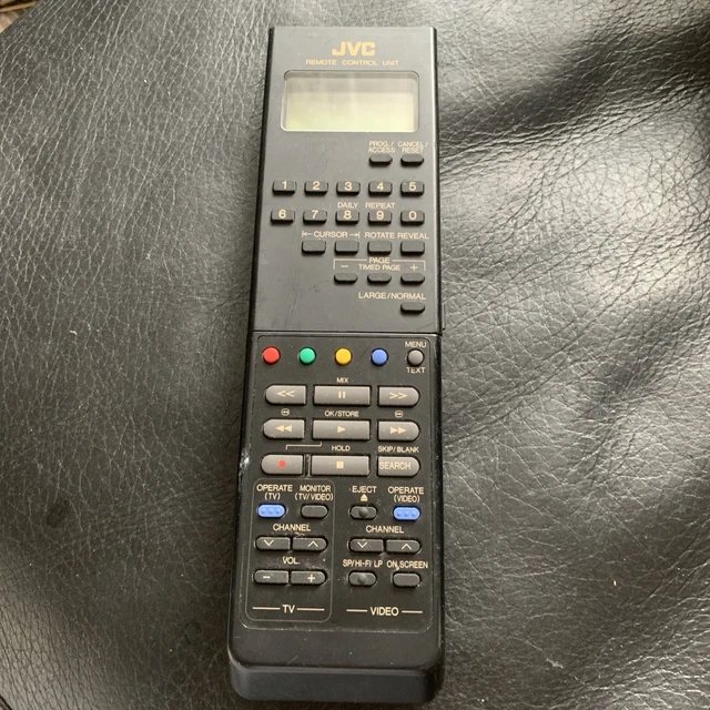 GENUINE ORIGINAL JVC PQ11202 R6/AA/UM-3 Remote Control Unit For TV ...
