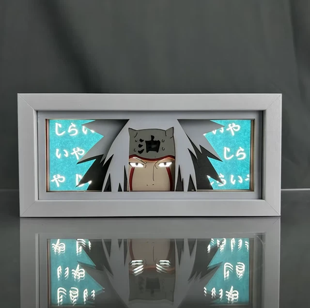 NARUTO SHIPPUDEN JIRAIYA Toad Sage USB LED Light Box Anime Manga Decor ...