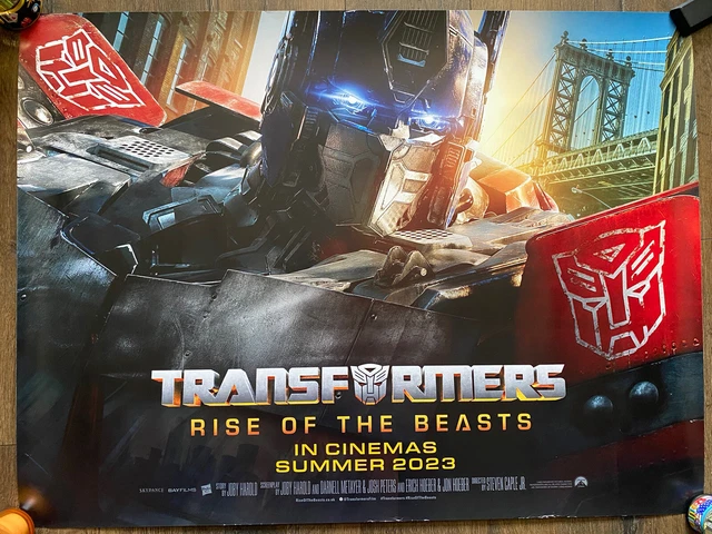TRANSFORMERS RISE OF The Beasts Original Quad Cinema Poster 2023 EUR 22 ...
