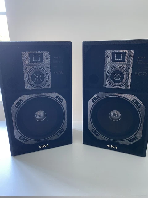 AIWA SX-770 2-WAY Bass Reflex Speaker System £25.00 - PicClick UK