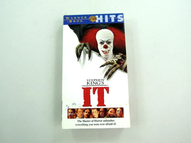 VTG STEPHEN KINGS IT VHS Warner Bros Hits NR Horror Video Tape Cult Classic 1990 £11.48 ...