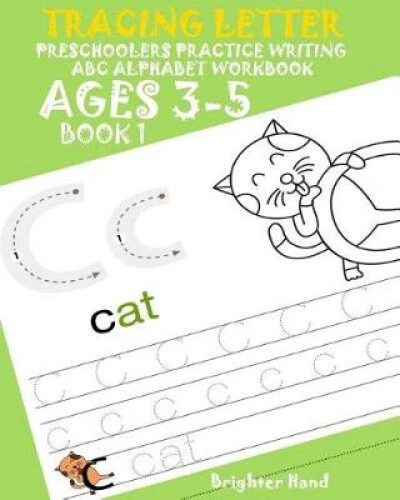 TRACING LETTER PRESCHOOLERS Practice Writing ABC Alphabet Workbook*Kids ...