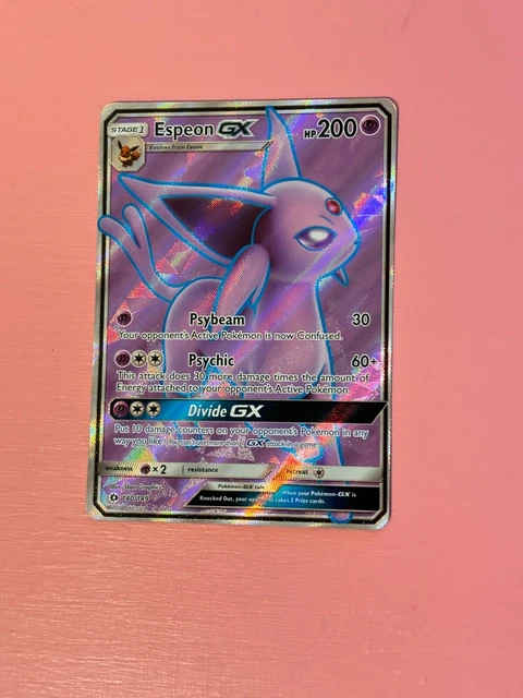 POKEMON TCG ESPEON GX 140/149 Sun & Moon Base Set Ultra Rare Card EUR ...