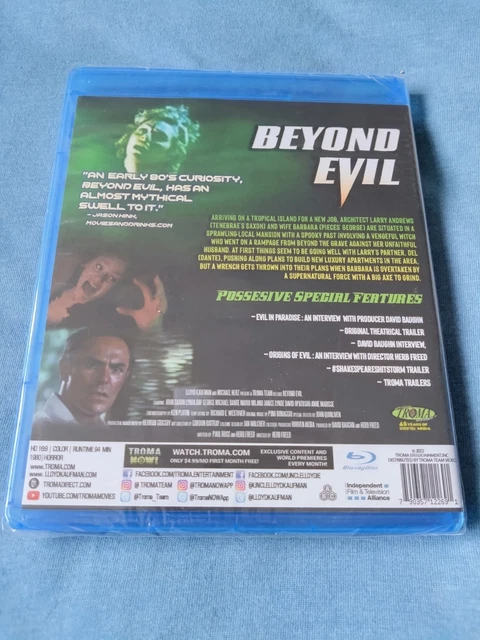 BEYOND EVIL - Troma Special Edition Blu Ray £23.99 - PicClick UK