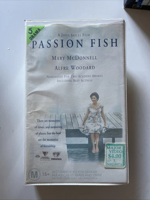 PASSION FISH (1993 VHS) Applause Mary McDonnell, Alfre Woodard Roadshow ...