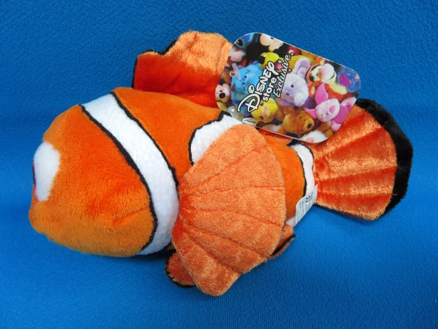 ORIGINAL ORANGE CLOWN fish FINDING NEMO soft toy plush DISNEY STORE ...