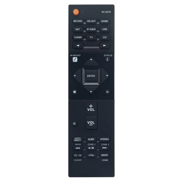RC-927R REPLACE REMOTE Control for Pioneer SC-LX901 SC-LX801 SC-LX701 ...
