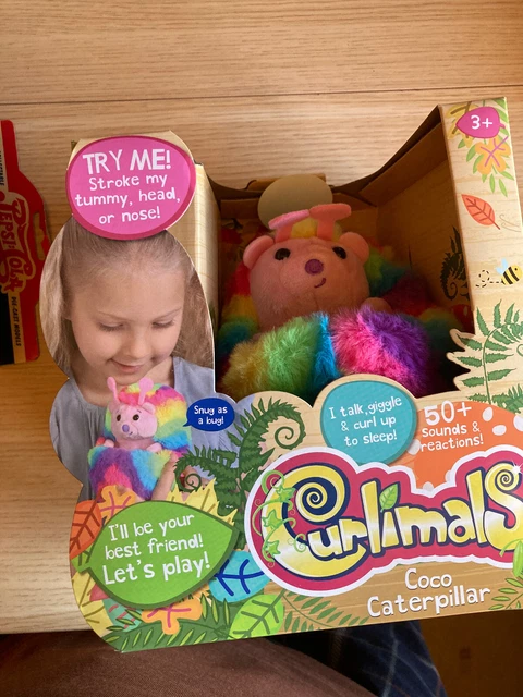 CUDDLY COCO CATERPILLAR Interactive Talking Soft Toy with Sounds It ...