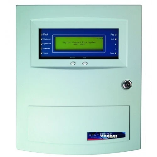 GENT VIG1-24-NP 1-4 Loop Vigilon Control Panel System with No Printer £ ...