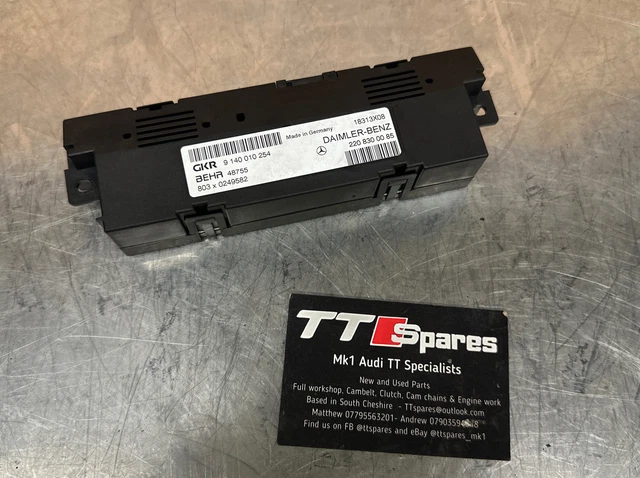 MERCEDES S-CLASS CLIMATE Heater Control Unit Ecu 2208300085 W220 2002 ...
