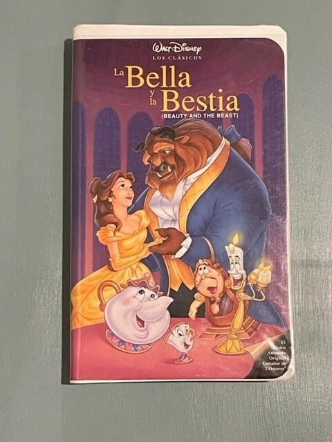 RARE, BEAUTY AND The Beast, Spanish (VHS, 1992, Black Diamond Classic ...