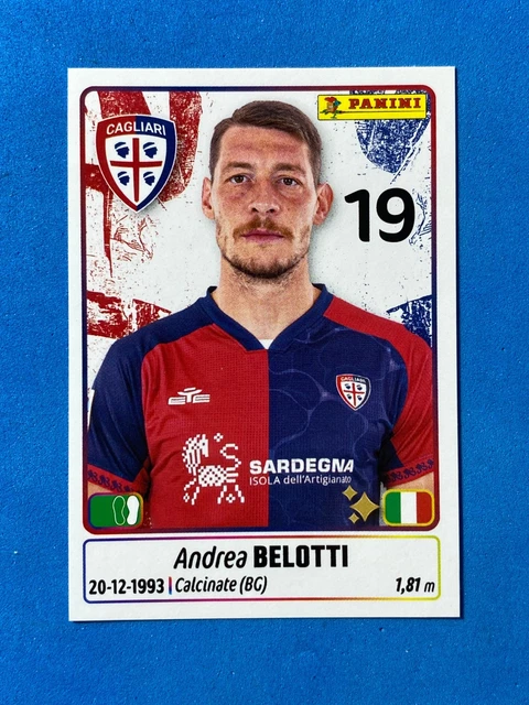 FIGURINE CALCIATORI PANINI 2025-26 2026 n.108 Andrea Belotti (Cagliari ...