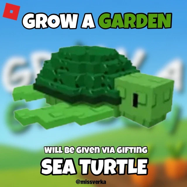 🟢 🐢 SEA TURTLE 🐢 GROW A GARDEN🪴 🎮ROBLOX (Super Fast Delivery🚀!) $5.48 ...