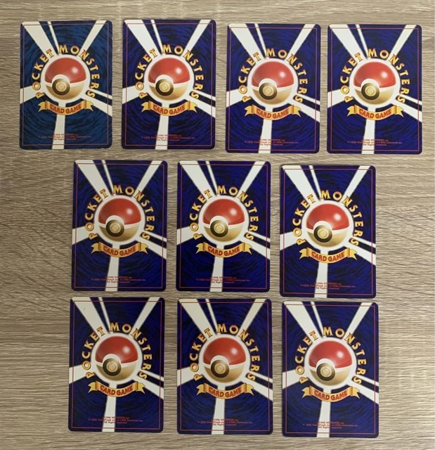 TRAINERS MAGAZINE PROMO Complete set Old Back Pikachu etc Pokemon Card ...