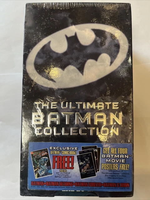 THE ULTIMATE BATMAN Collection (VHS, 1997, Movie Set) Sealed Trilogy ...
