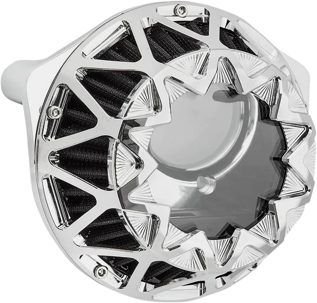600-051 CROSSFIRE AIR Cleaner - Chrome Harley Xlh 883 Sportster Hugger ...