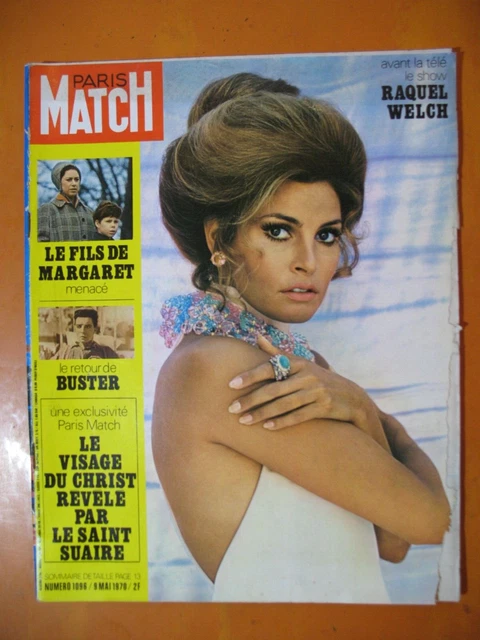 PARIS MATCH 1096 du 09/05/1970- Raquel Welch. Retour de Buster. Fils de ...
